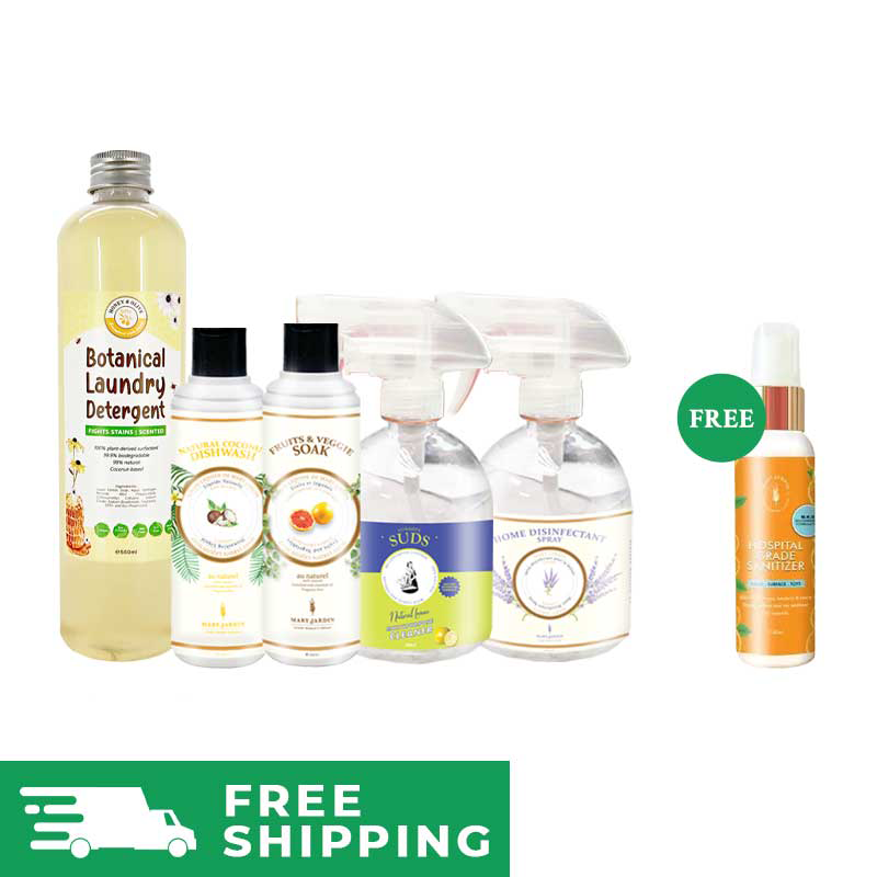 Herbitus | [FREE_SHIPPING] Country SUDS Home Cleaning Kit - for Normal Skin